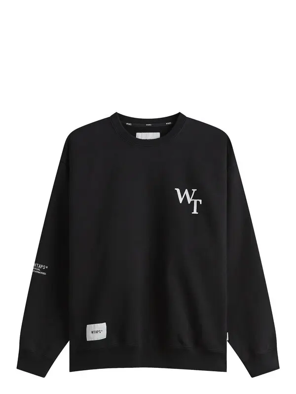 WTAPS Academy Crewneck Sweater - Black