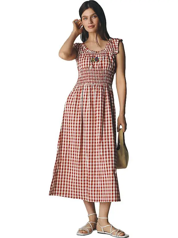 LISA SAYS GAH Annie Midi Dress - Cherry