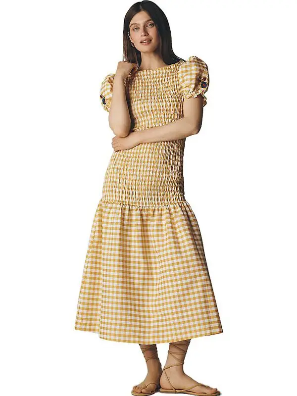 LISA SAYS GAH Fiona Midi Dress - Sunshine