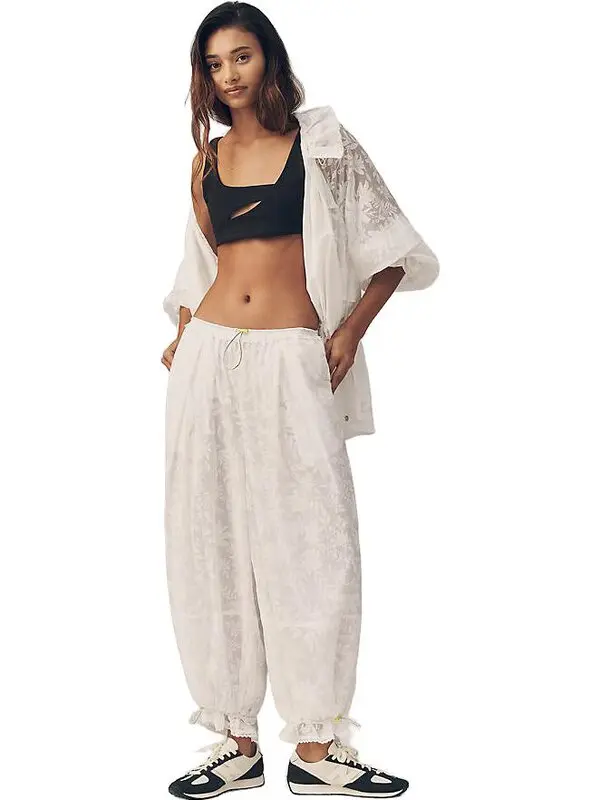 DAILY PRACTICE BY ANTHROPOLOGIE Daily Practice Jungle Hiking Pants - White