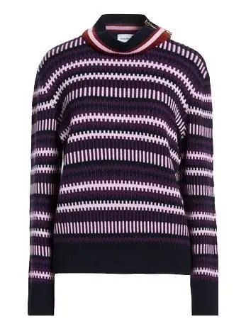 FERRAGAMO Turtleneck In Cashmere And Cotton - Blue