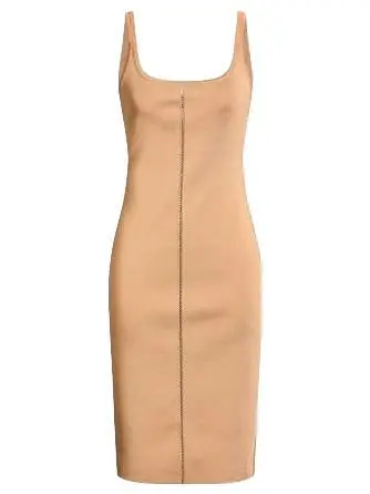 TOM FORD Midi Bodycon Knit Dress - Beige