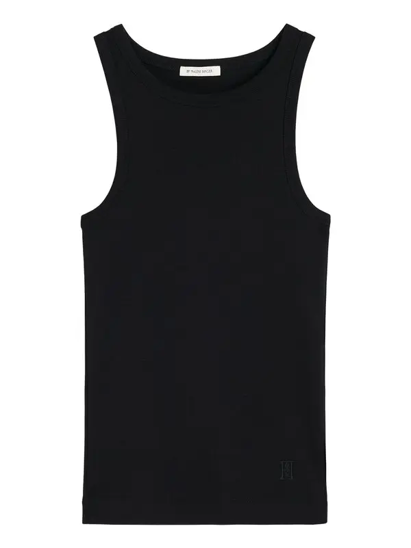 BY MALENE BIRGER Mani Organic Cotton Tank Top - Black