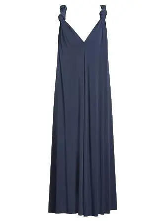 JIL SANDER Midi Flared Dress - Navy