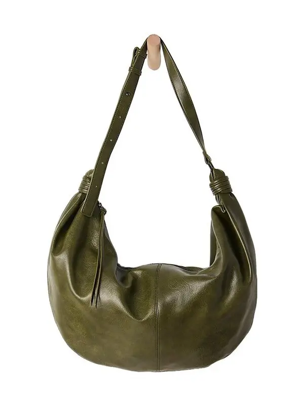 Free People Vegan Slouch Hobo Bag - Green