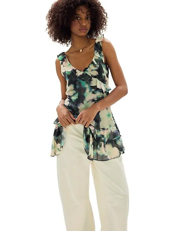 Free People Pastella Mini Dress - Black Combo