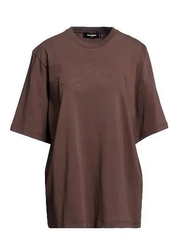 Dsquared2 Cotton T-shirt With Logo Detail - Brown