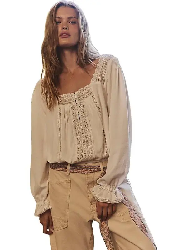 Free People Eternal Sunshine Bodysuit - Clean Ivory