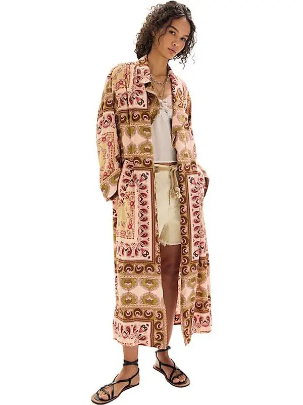 Free People Coco Printed Duster - Petal Combo