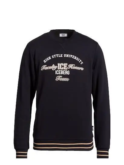 Iceberg Cotton Polyester Sweatshirt - Blue