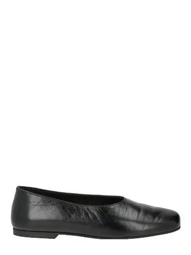ALOHAS Leather Ballet Flats - Black