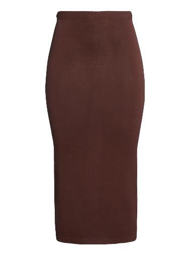 KONTATTO Knitted Midi Skirt - Brown