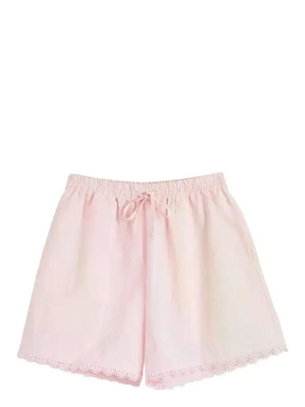 Chinti & Parker Scallop-trim Shorts - Pink