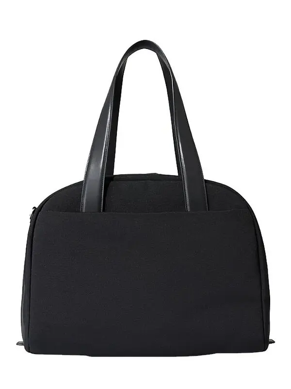 BEIS The Leather Trim Duffle - Black
