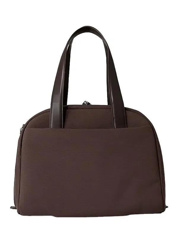 BEIS The Leather Trim Duffle - Espresso