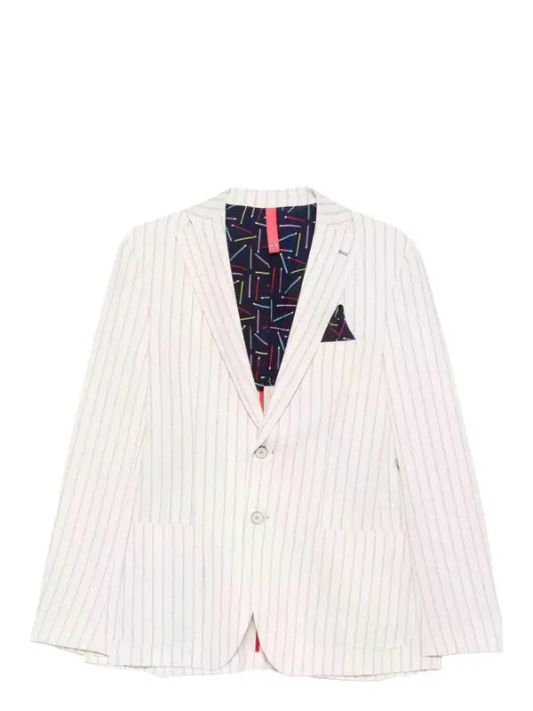 MANUEL RITZ Single-breasted Blazer - Neutrals