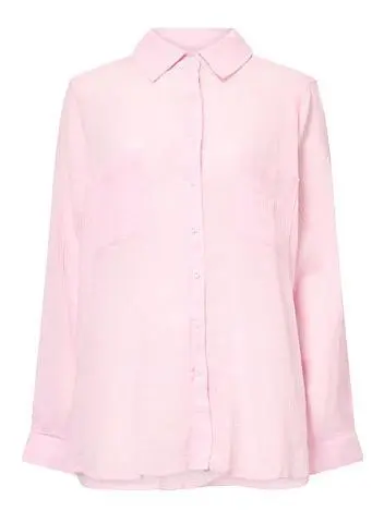 Seafolly Breeze Beach Cotton Shirt - Blush Pink