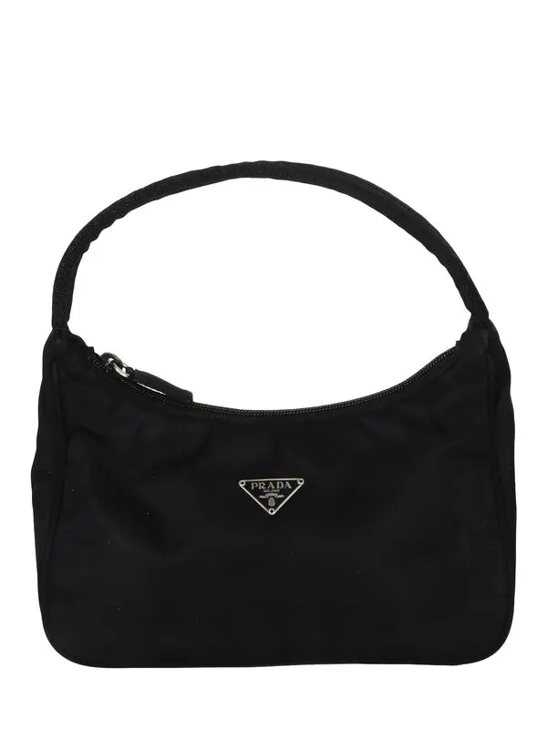 Prada Nylon Tessuto Hobo - Black