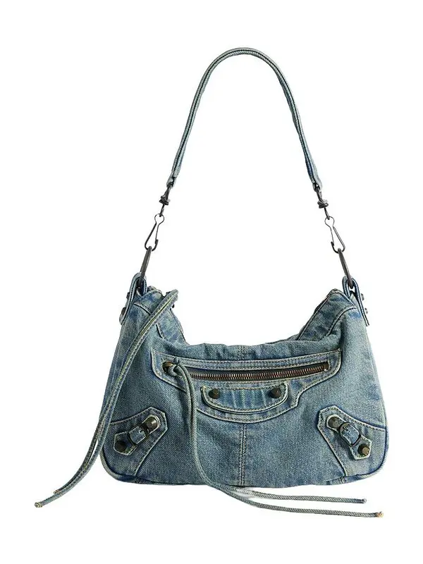 Balenciaga Le City Moto Small Bag - Blue