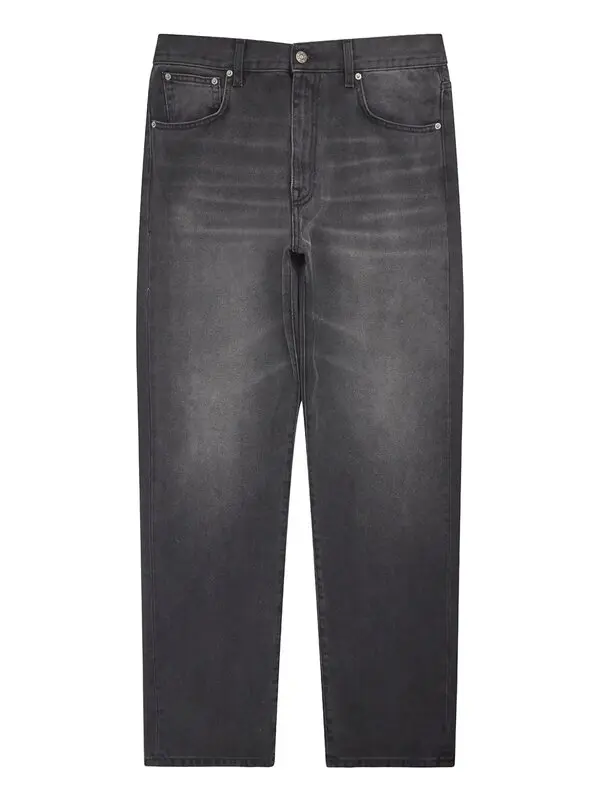424 Loose Wide-leg Jeans - Black