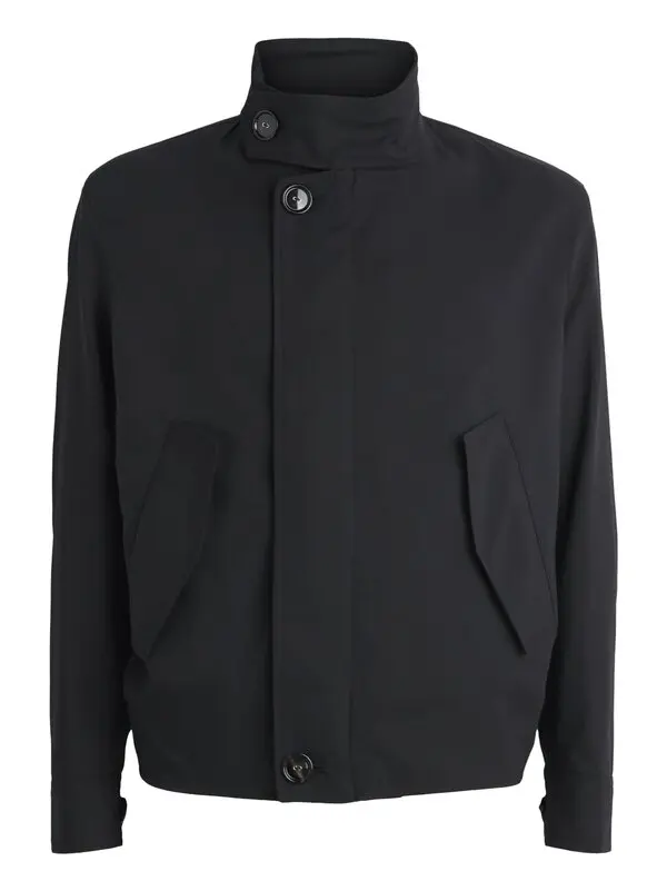 Ami Virgin Wool Harrington Jacket - Black