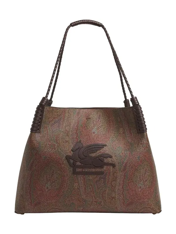 Etro Large Paisley Arnica Libra Tote Bag - Brown