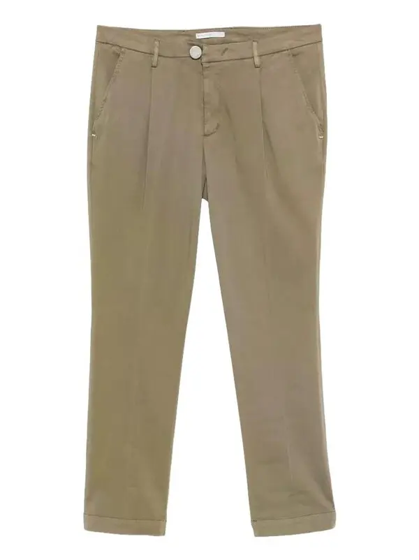 ENTRE AMIS Arno Pocket Pleated Trousers - Neutrals