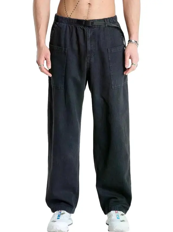 Gramicci Belted Patch-pocket Trousers - Grey
