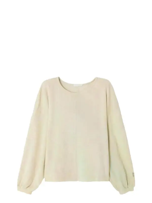 American Vintage Logo-embroidered Sweatshirt - Neutrals