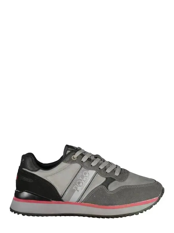 U.S. Grand Logo-print Sneakers - Grey