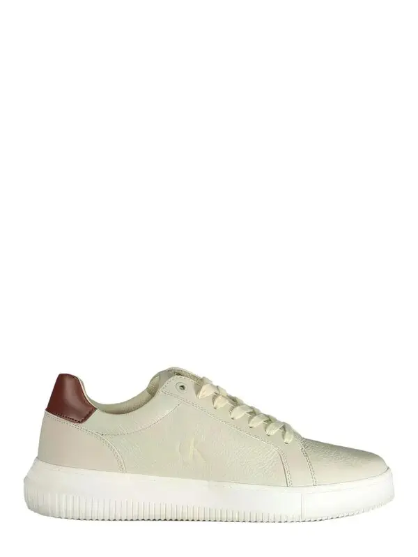 Calvin Klein Pebbled Texture Sneakers - Neutrals