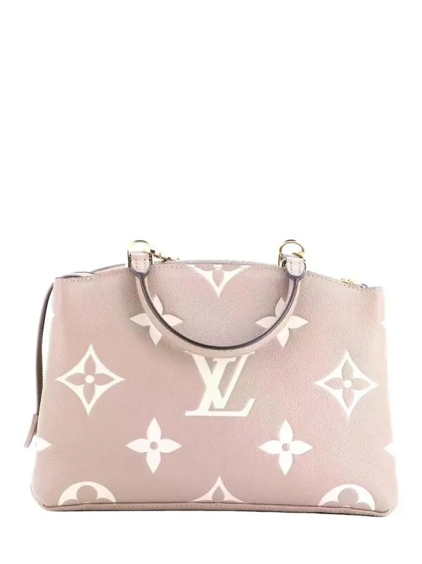 LOUIS VUITTON Petit Palais Bicolor Monogram Empreinte Giant Satchel - Neutrals