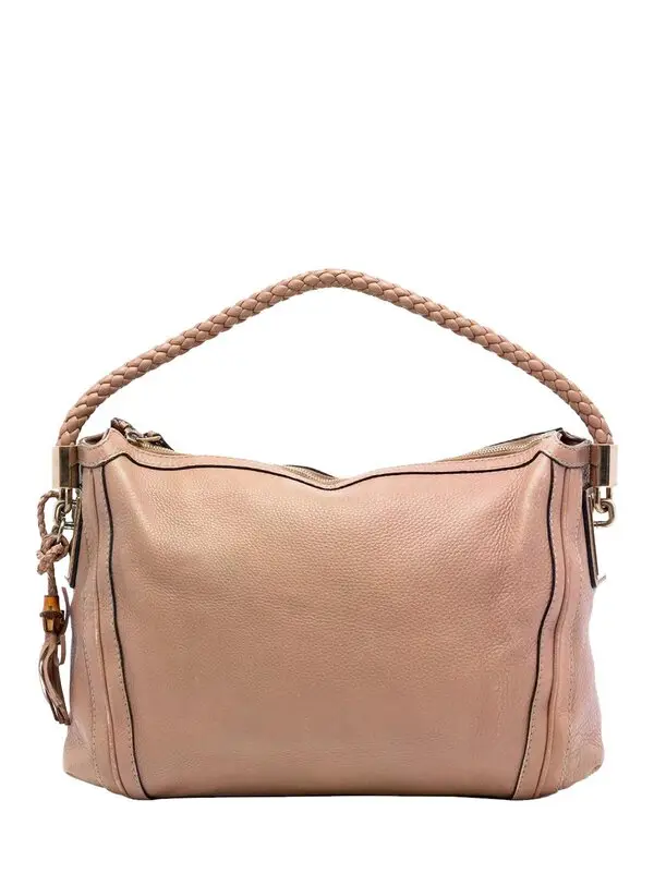 Gucci 2016-2026 Medium Pebbled Calfskin Bella Shoulder Bag - Brown