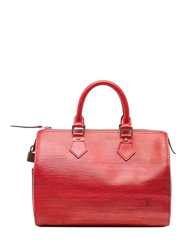 LOUIS VUITTON 1994 Epi Speedy 30 Boston Bag - Red