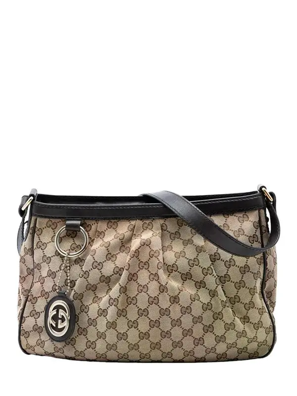 Gucci Gg Canvas Sukey Crossbody Bag - Neutrals