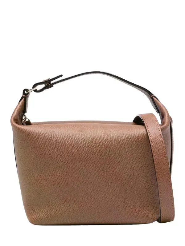 VALEXTRA Mini Mochi Tote Bag - Brown