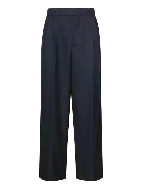 Loewe Pleat-detailing Tailored Trousers - Blue