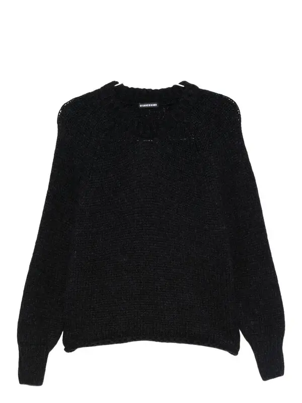 SUSANNE BOMMER Wool Crewneck Pullover - Blue