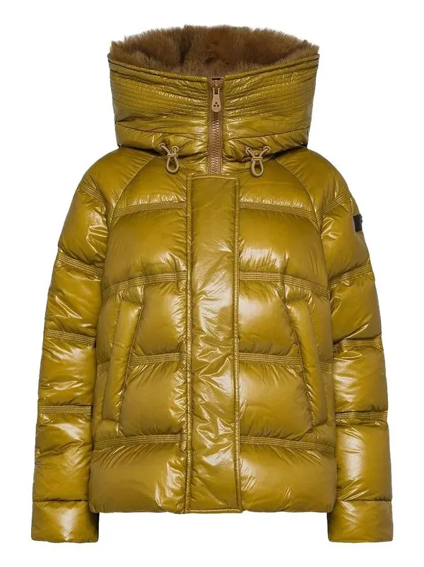 Peuterey Short Down Puffer Jacket - Yellow