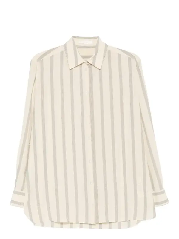 THE ROW Sisilia Silk Shirt - White