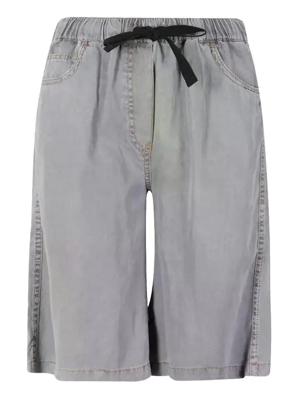 SEMICOUTURE Elasticated Waist Shorts - Grey