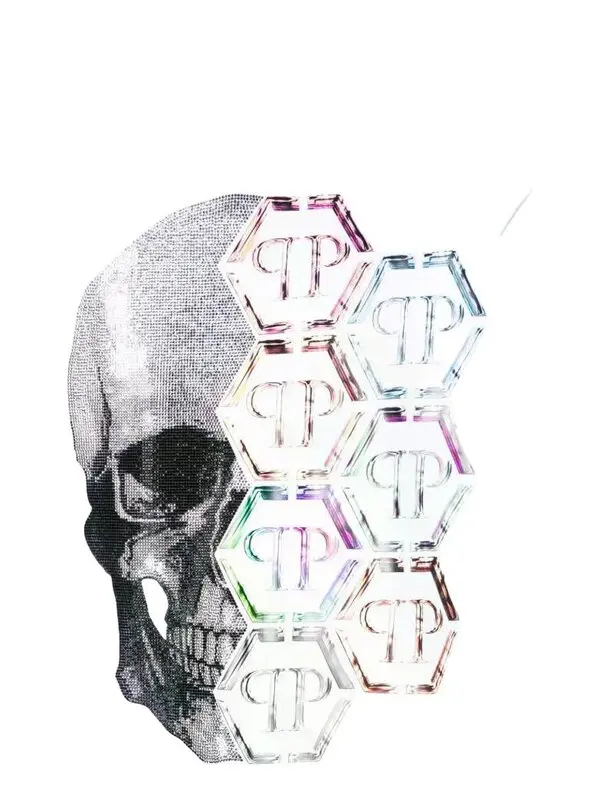 Philipp Plein Skull-print Crew-neck Sweatshirt - White