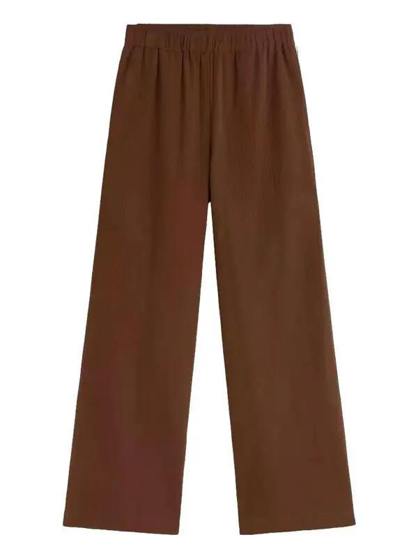 ECOALF Elasticated-waistband Trousers - Brown