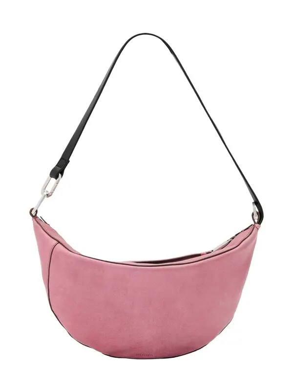ALLSAINTS Mini Leather Luna Shoulder Bag - Pink