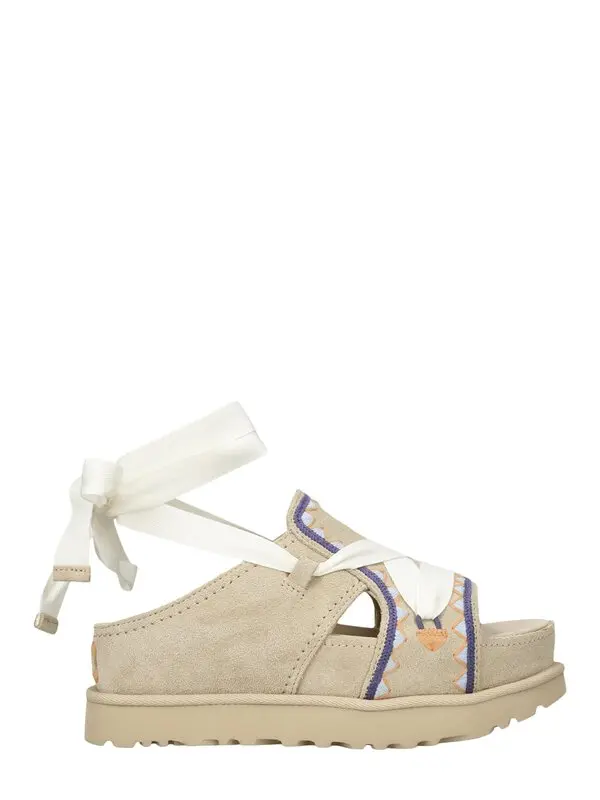 UGG Goldenstar Hi Artstitch Sandals - Beige