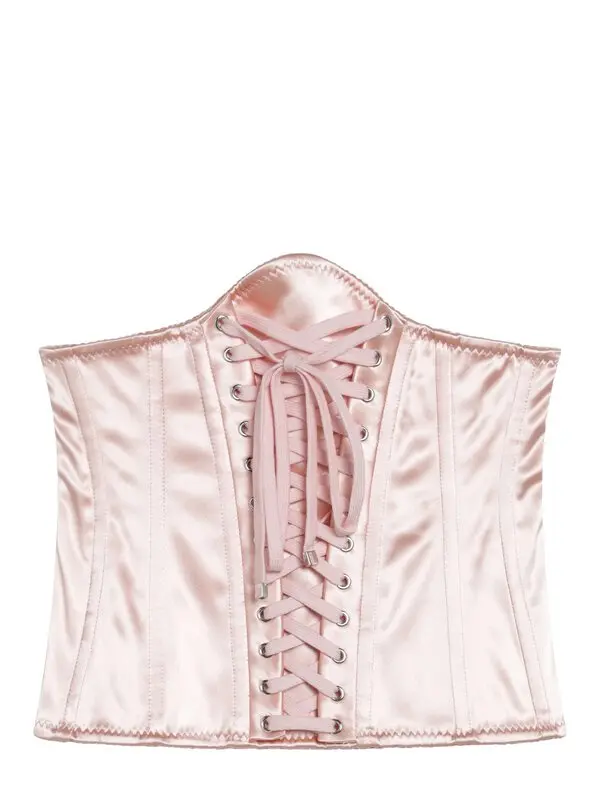 Dolce & Gabbana Lace-up Corset - Pink