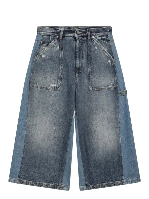 Dolce & Gabbana Denim Bermuda Shorts - Blue