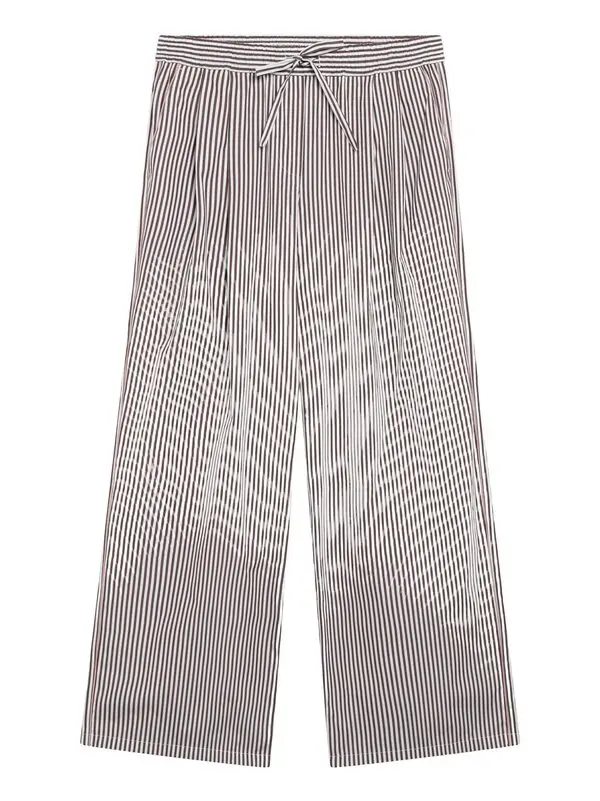 Dolce & Gabbana Striped Poplin Shorts - Red