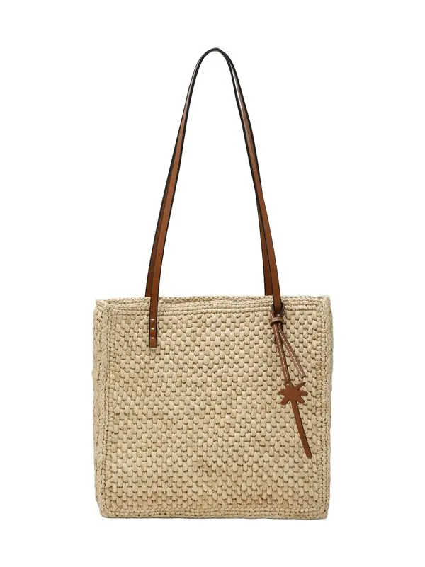 Manebí Raffia Tote Bag - Beige
