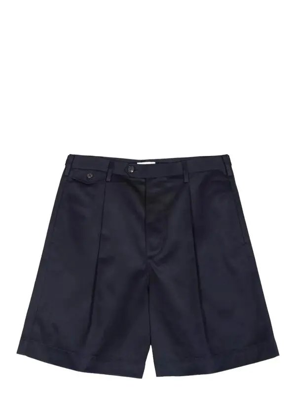 GRIFONI Tailored Pleated Shorts - Black